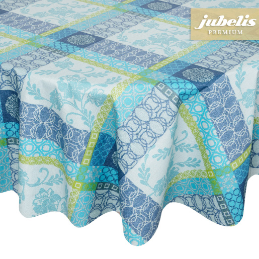 jubelis® | Beschichtete Baumwolle abwaschbar Victoria blau III